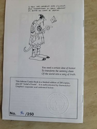 For Die-Hard Moebius Collectors: Extremely Rare Ashcan Comics #2 | eBay