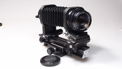 MINOLTA AUTO MACRO BELLOW III W/100MM MACRO LENS, SHIFT/SWING EXCELLENT ...