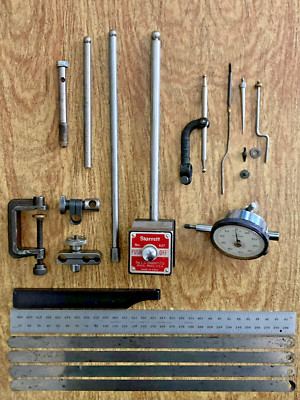 Starrett No. 657AA Magnetic Base With A CCI Dial Indicator Set - Made ...