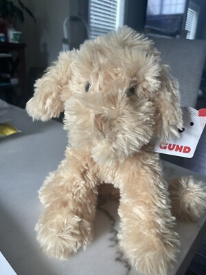GUND Plush Designer Pups NAYLA Tan Puppy Dog Cockapoo 10.5" Stuffed ...