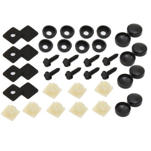 License Plate Screws Kit Stainless Steel Bolt For Front Rear Frame Tag ...