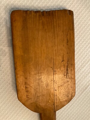 Vintage Primitive Wood Paddle 53" Long 9" Wide. #263 | eBay