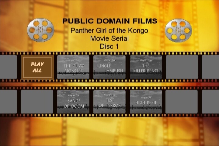 Panther Girl of the Kongo 1955 12 Chapter Movie Serial Phyllis Coates ...