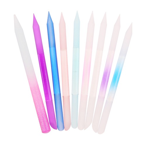 Glass Cuticle Pusher Nail Manicure Stick Professional Precision Filing ...