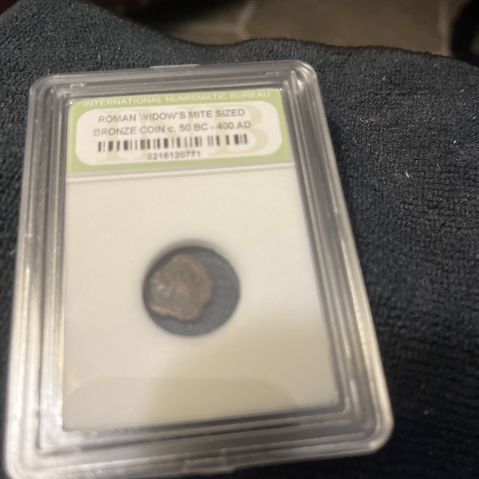 Ancient Roman Widows Mite Sized Bronze Coin 50 BC - 400 AD | eBay