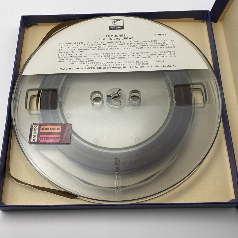 Lot Of 11 Reel To Reel Untested Tapes - Tom Jones-Broadway-Johnny ...