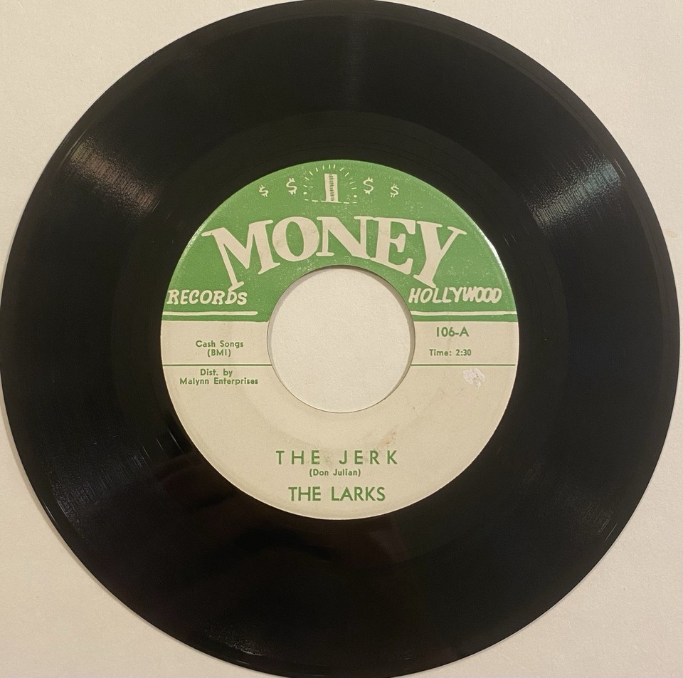 The Larks – The Jerk / Forget Me – Money Records - 106 – 1964 45 RPM 7 ...