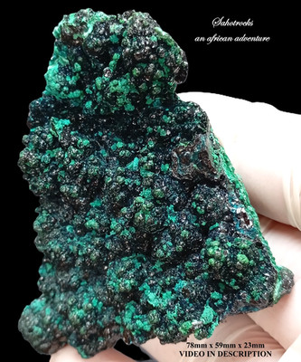 Chrysocolla and heterogenite - Le Etoile du Congo mine DRC Congo | eBay