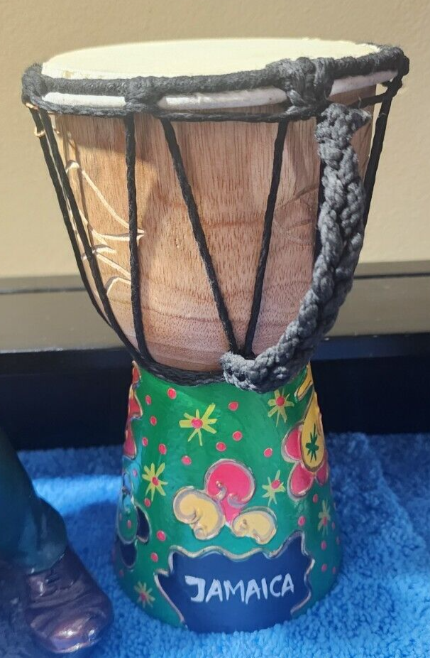 Vintage Jamaican Street Performers W/wood Jamaican Drum | eBay