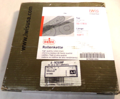 IWIS 50-1 RIV 10FT ELITE ROLLER CHAIN 80061718 | eBay
