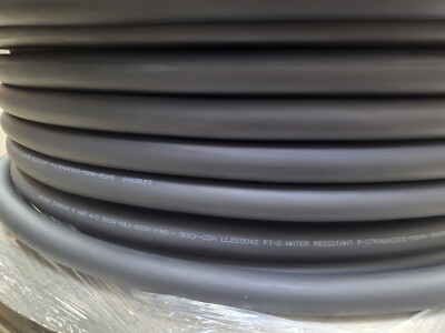 100' 6/4 SOOW UL Rated High Flexible Portable Power Cable CPE Jacket ...
