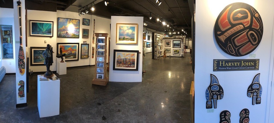 Victoria McKinney " Woodlands Majesty " Indigenous CANVAS ART First ...