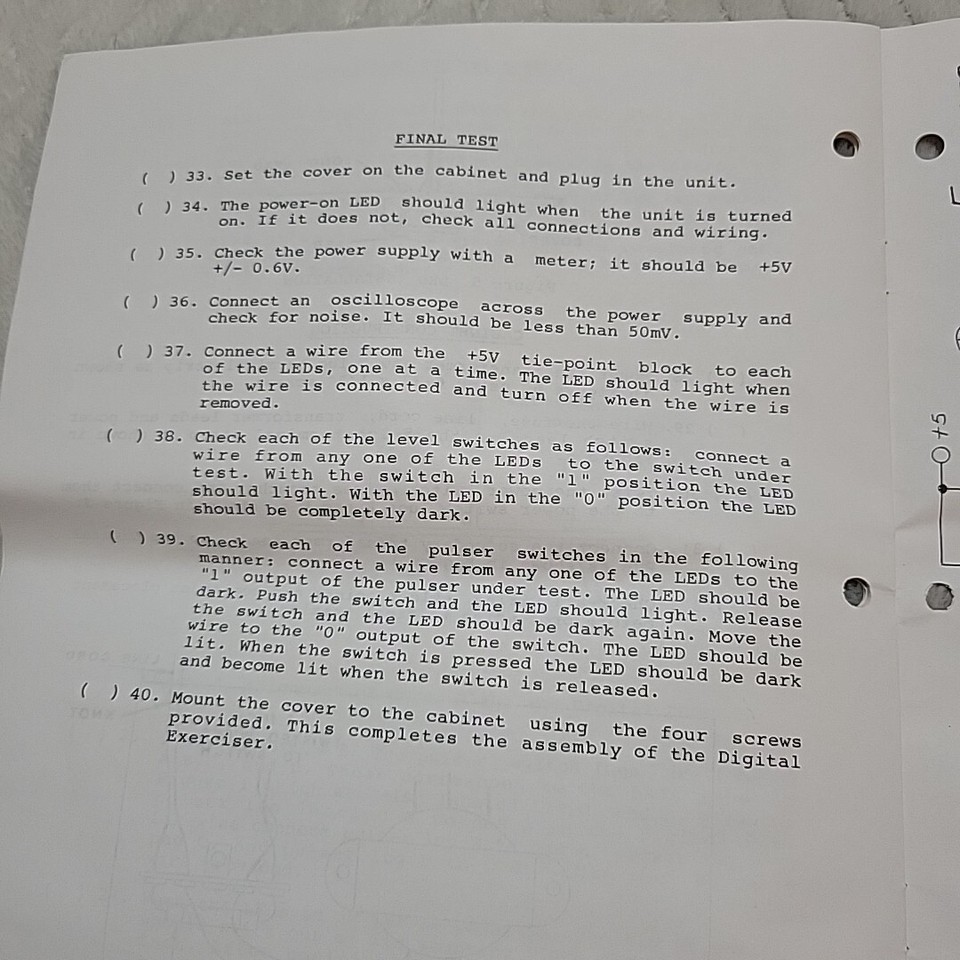 Knight Electronics Digital Exerciser Trainer Educational Prototype | eBay