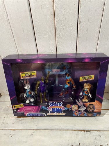 Space Jam: A New Legacy Elite Tune Squad Action Figure 4-Pack Gold ...