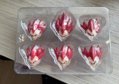 custom Vegeta 1/12 shf SILENT AVENGER Vegeta red head kit | eBay