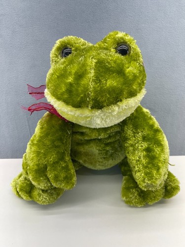 Dan Dee Frog Plush 13 inch Green Stuffed Animal Toy Collectors Choice ...