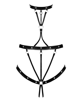 Lust by Teensy Weensy Seducer Strappy Cupless Crotchless G-string Teddy ...