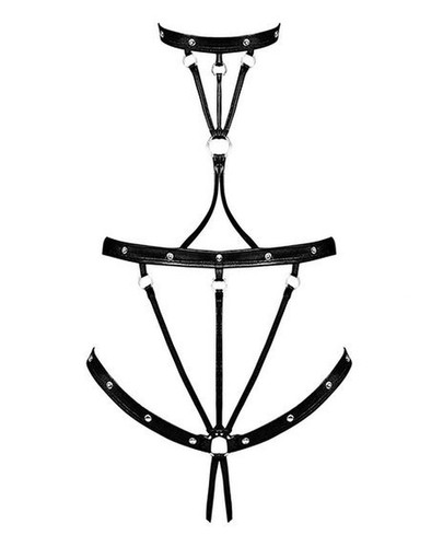 Lust by Teensy Weensy Seducer Strappy Cupless Crotchless G-string Teddy ...