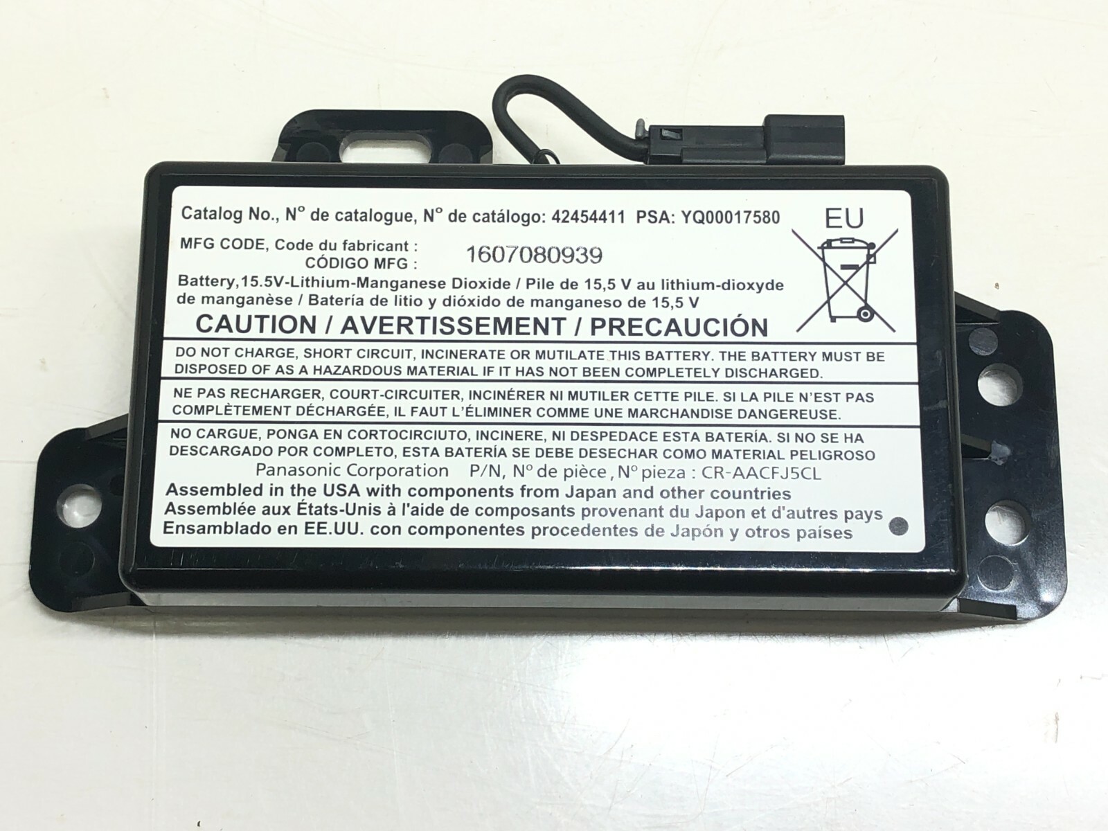 2017-2020 CADILLAC XT5 ONSTAR MODULE BACKUP BATTERY OEM. | eBay