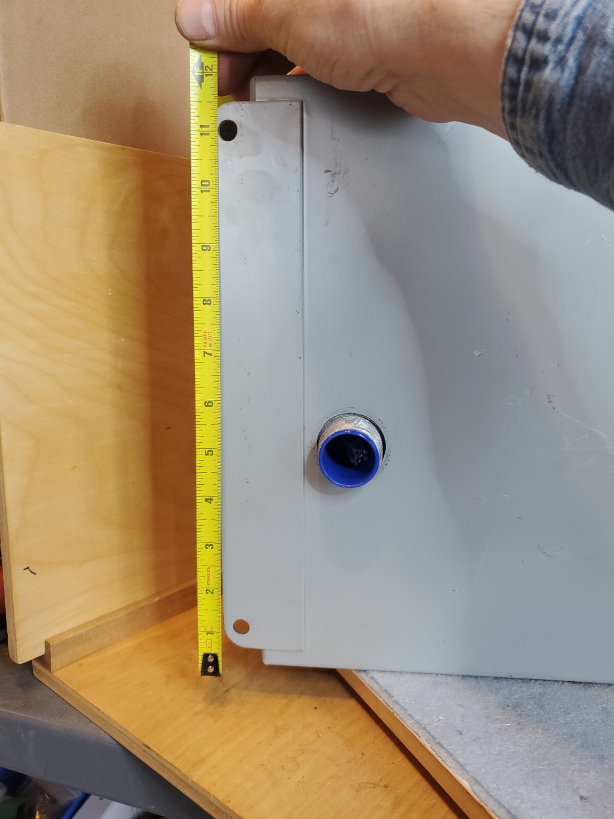 HOFFMAN A1212CH INDUSTRIAL CONTROL PANNEL ENCLOSURE 12X12X6 with ...