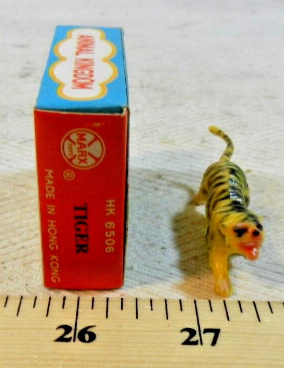 Marx Animal Kingdom Tiger in OB - Vintage Plastic Factory Painted Hong ...