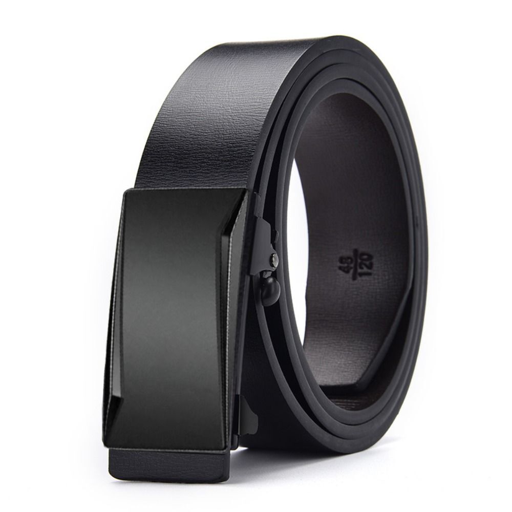 Casual Leather Belt Pants Bands Ratchet Belts Automatic Buckle ...