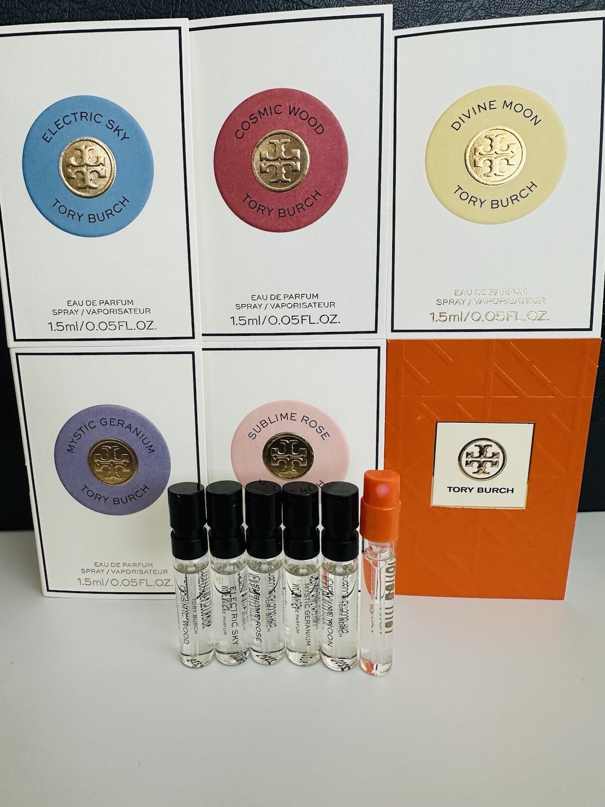 Tory Burch Perfume Sample Vials 6pcs (Electric Sky, Divine Moon ...