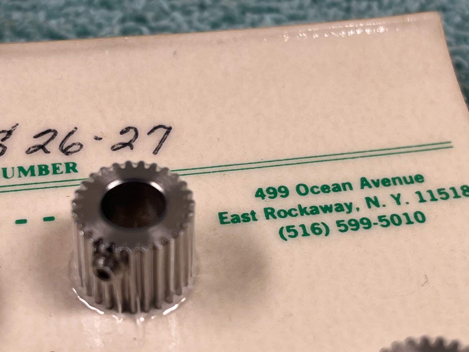 WM BERG Stainless Steel Spur Gear 64 Pitch 27 Teeth High Precision 1/4 ...