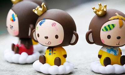 Monkey King Doll Car Decoration Swing Head Kid Toy | eBay