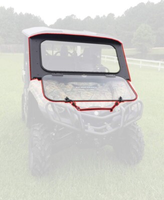 ArmorTech Glass Flip Down Windshield for 2014-24 Yamaha Viking 700 part ...