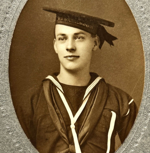Spanish American War USS Cincinnati Cruiser Navy Sailor Named ...