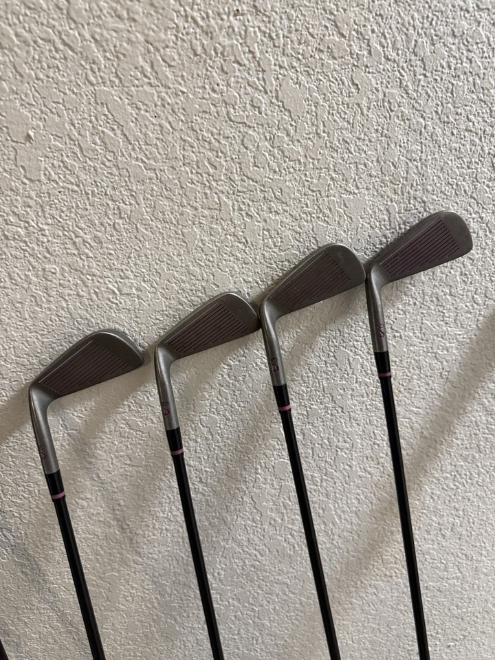 Lady Cobra Baffler Blade AMS 5355 Irons 1,3,5,7,4,5,7,8,9,PW,SW Petite ...