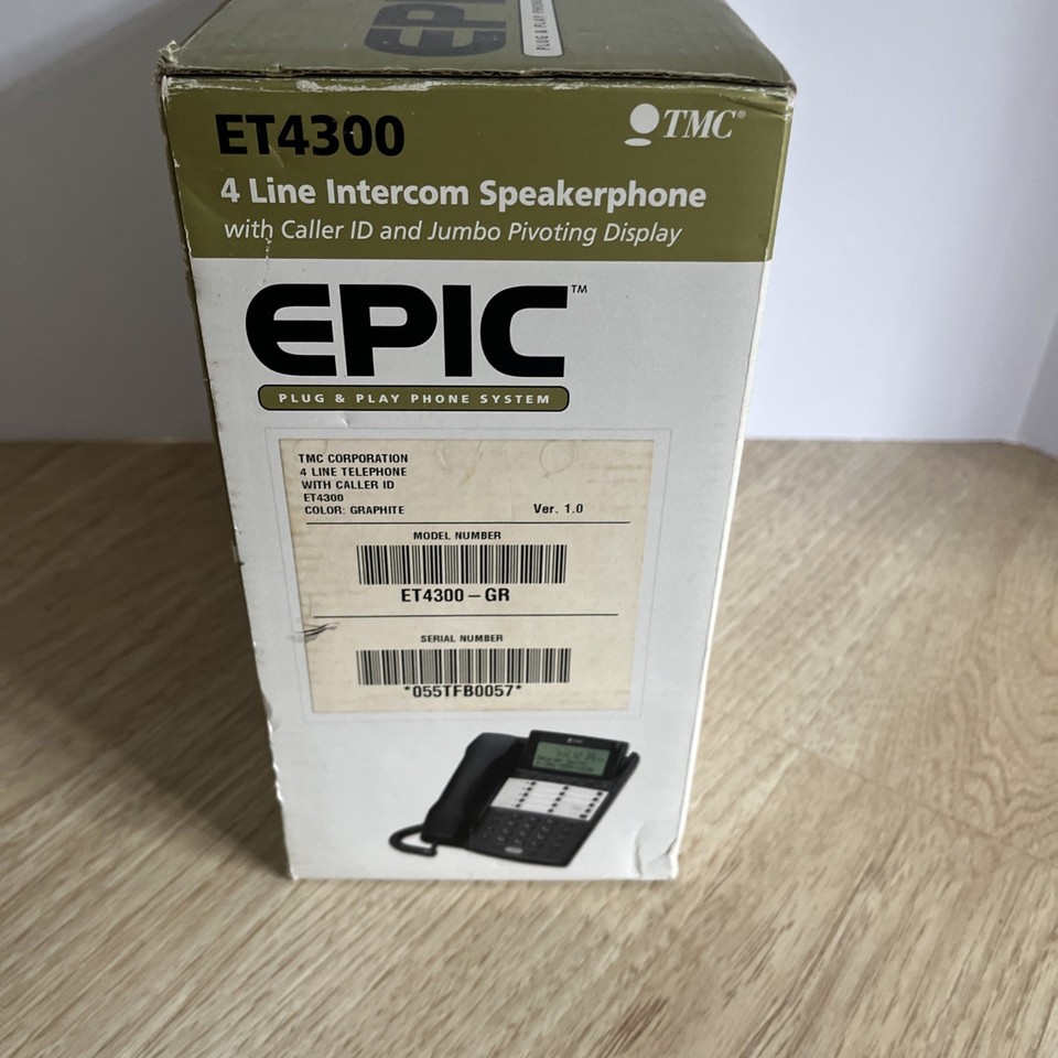 TMC Epic 4 Line Intercom Speakerphone Full-Featured Intercom Multi ...