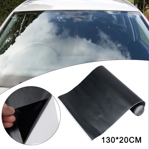 Stickers Windscreen Sunstrip 20CMx130CM 60F To 80F Matt Black Car ...