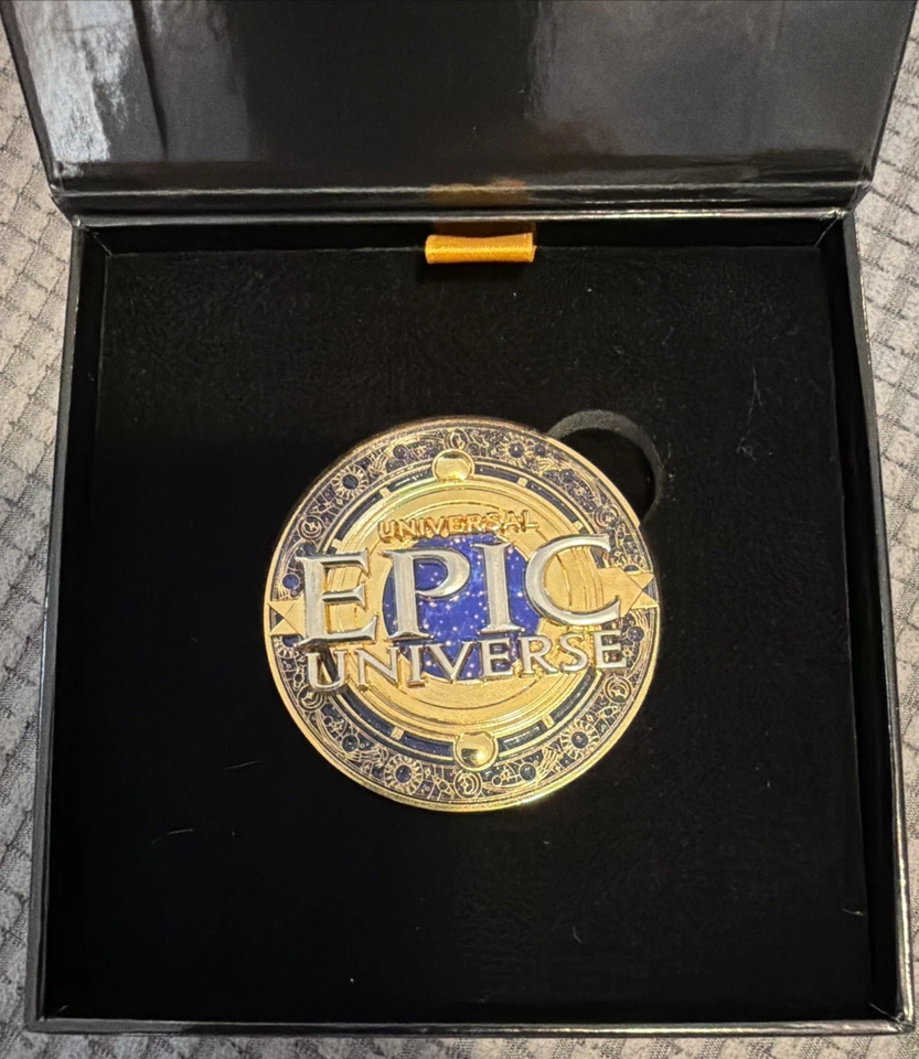 Epic Universe Exclusive Limited Edition Grand Opening Day Medallion ...