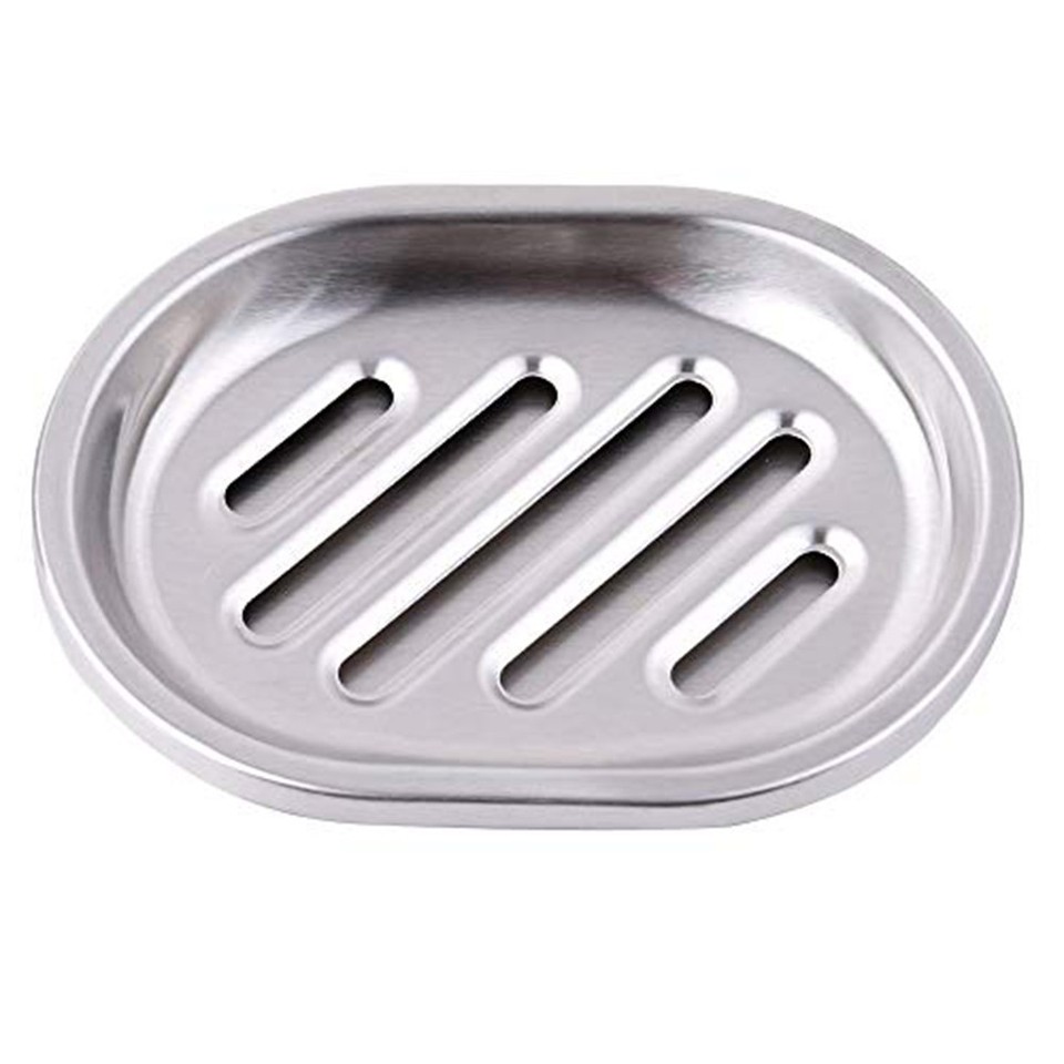 Smart Storage Solution Dual Layer Stainless Steel Soap Dish for All ...