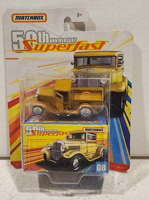 Matchbox 50th Anniversary Superfast ’32 Ford Pickup With Real Riders ...