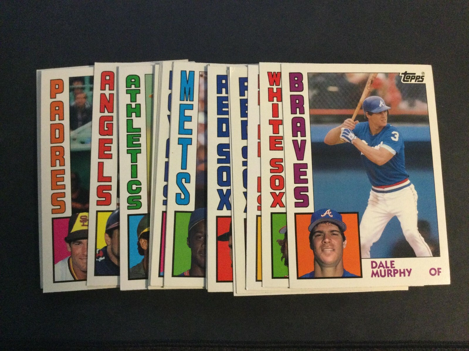1984 Topps Super JUMBO Card Lot #2-#30 Missing #1 (2 R. Jackson ...