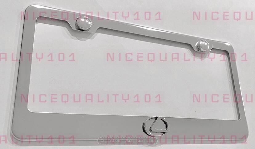 3D Lexus Stainless Steel Finished License Plate Frame Rust Free | eBay