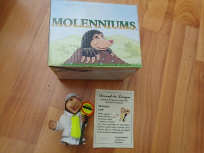 MOLENNIUMS DM54-FE MOLEYPOP LADY SIGNED BOXED LTD EDITION OF 300 MOLE ...