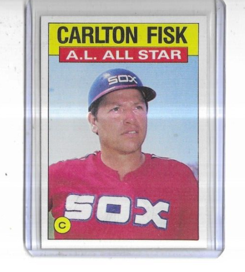 1986 Topps #719 Carlton Fisk Chicago White Sox All Star | eBay
