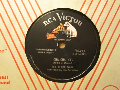 The THREE SUNS – Cha Cha Joe / Arrivederci Roma RCA VICTOR 206273 ...