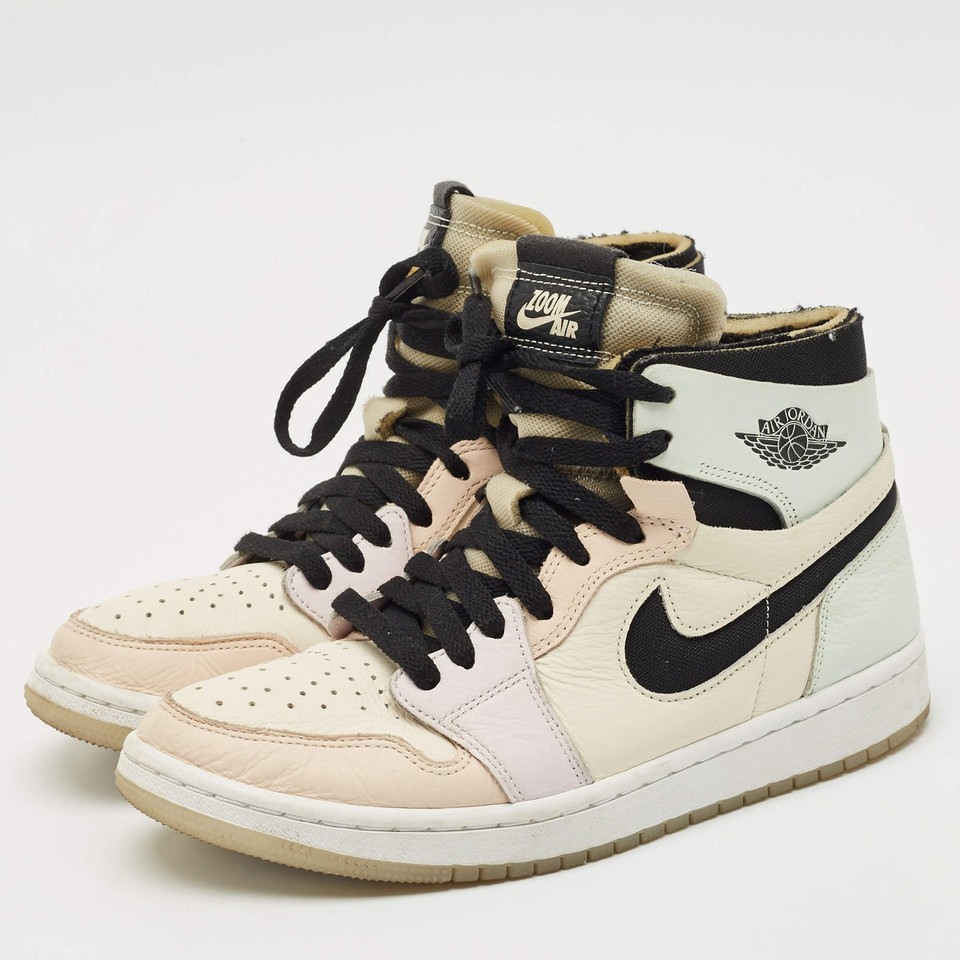 Air Jordan Multicolor Leather Jordan 1 High Zoom Air CMFT Easter ...