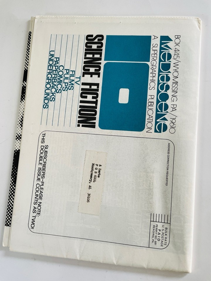 Mediascene (1974) # 10 NM Rare Comics Fanzine / Planet of the Apes ...