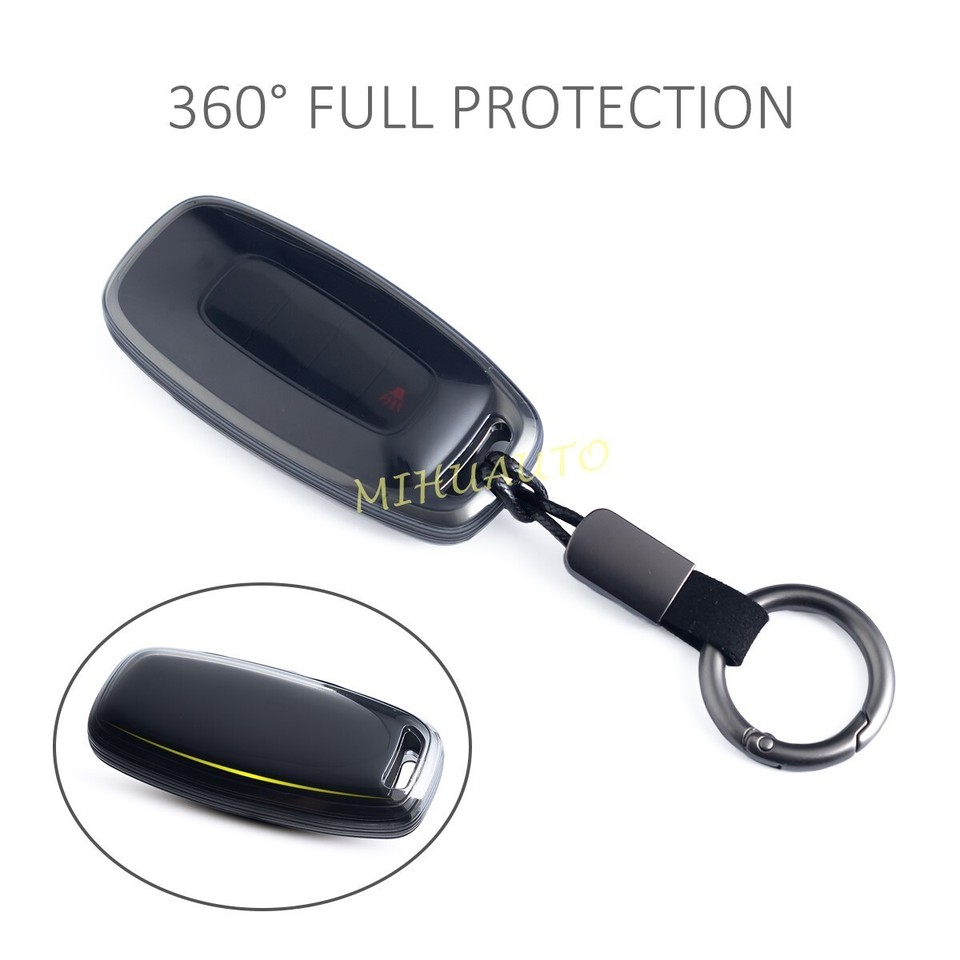 Transparent Black Key Chain Case Cover For 2023-2025 Nissan Rogue ...