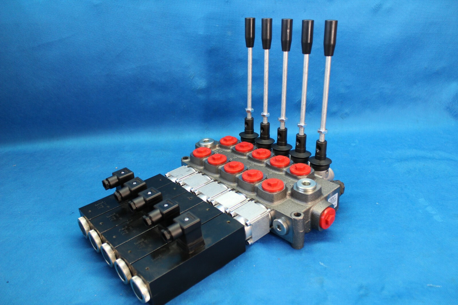 Hydraulikventil 5 Fach GALTECH Q95 120 l/min 12v + Hebel | eBay.de