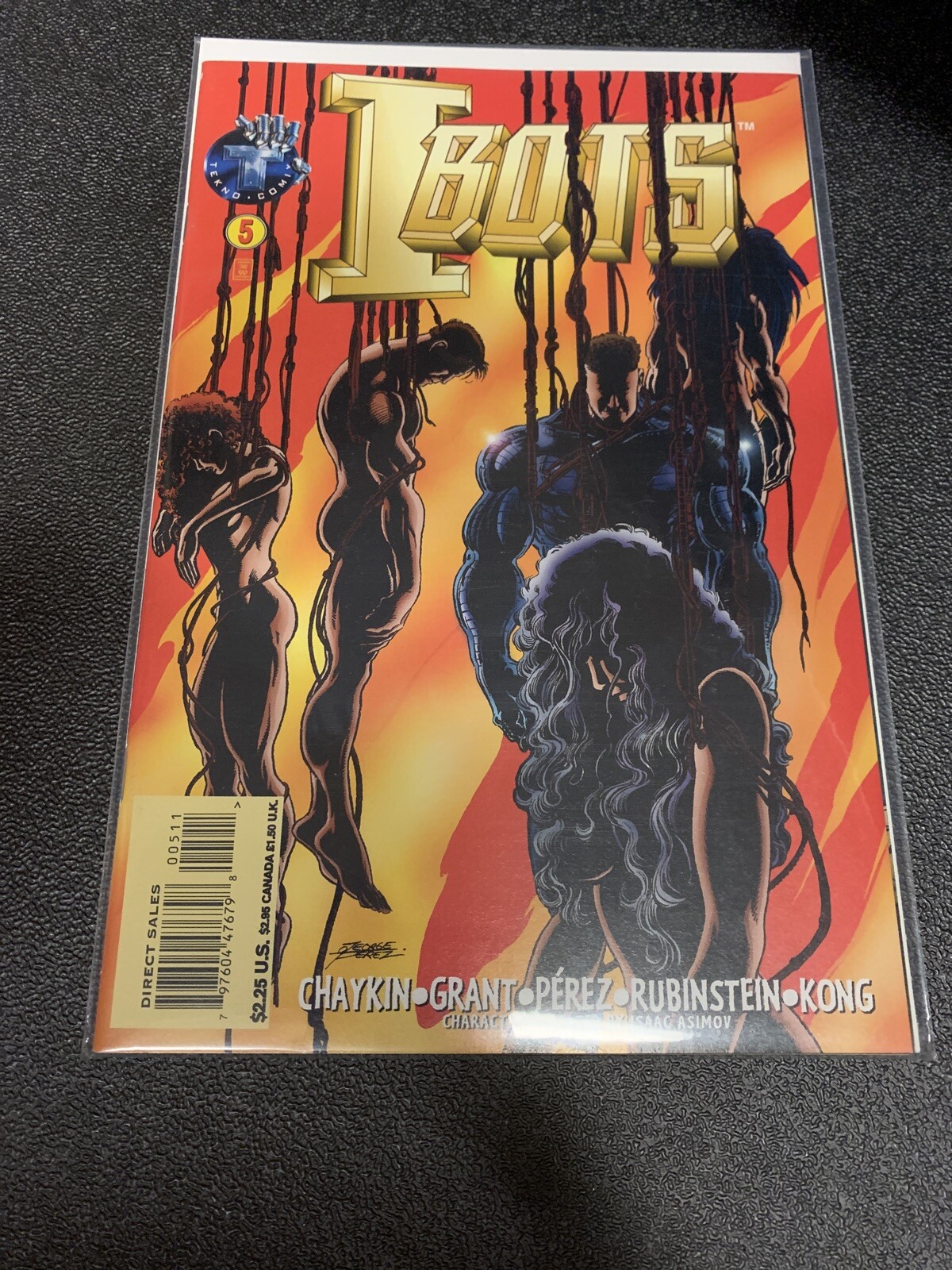 Ibots Comics Lot of 3 #3, 4, 5 Isaac Asimov. George Perez. Tekno Comix ...