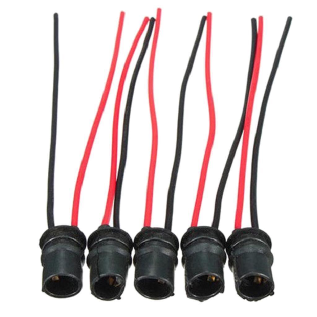 5x T10 W5W Light Bulb Socket Holder for Car Truck Boat Soft | eBay