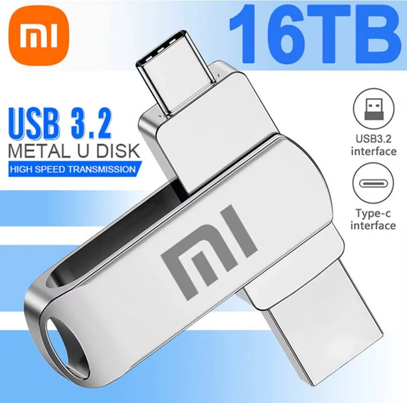 16TB USB 3.2 Flash Pen Drive Thumb U Disk Memory Stick PC Laptop ...