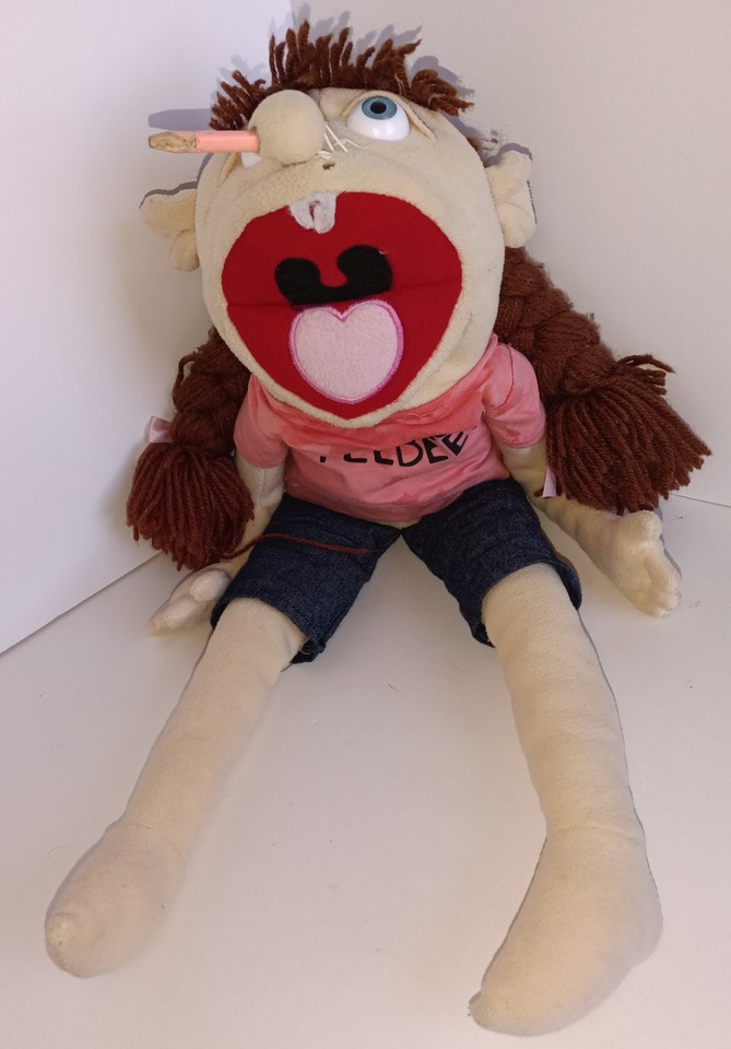 60cm Funny Feebee Jeffy Sister Puppet Child Interaction Plush Doll ...